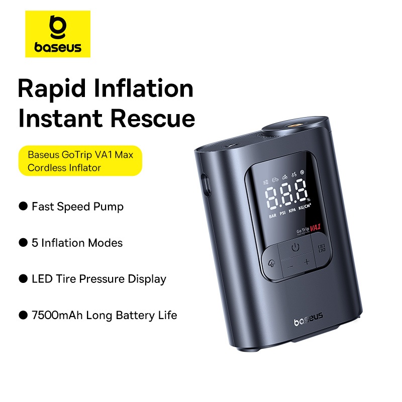 Baseus GoTrip VA1 Pro Super Mini Wired Inflator 22-Cylinder Cosmic ...