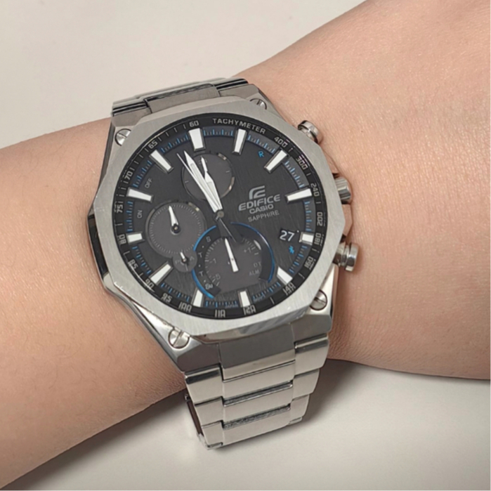 CASIO EDIFICE SERIES DAY&DATE DISPLAY AT 3 O'CLOCK ANALOG MEN WATCH ...
