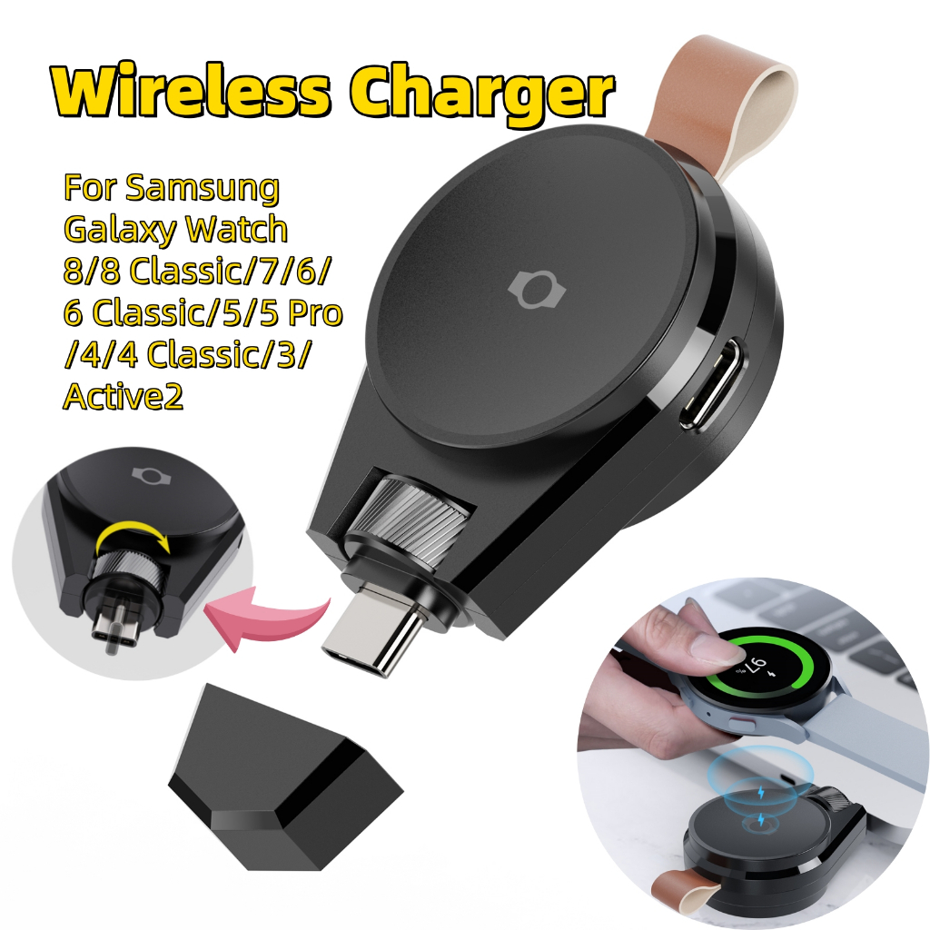 Wireless Watch Charger for For Samsung Galaxy Watch 8/8 Classic/7/6/6 ...
