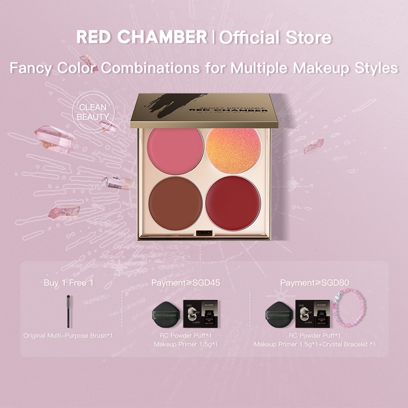 RED CHAMBER HARUKI Quadra Multi-Purpose Palette Triple-use for face ...