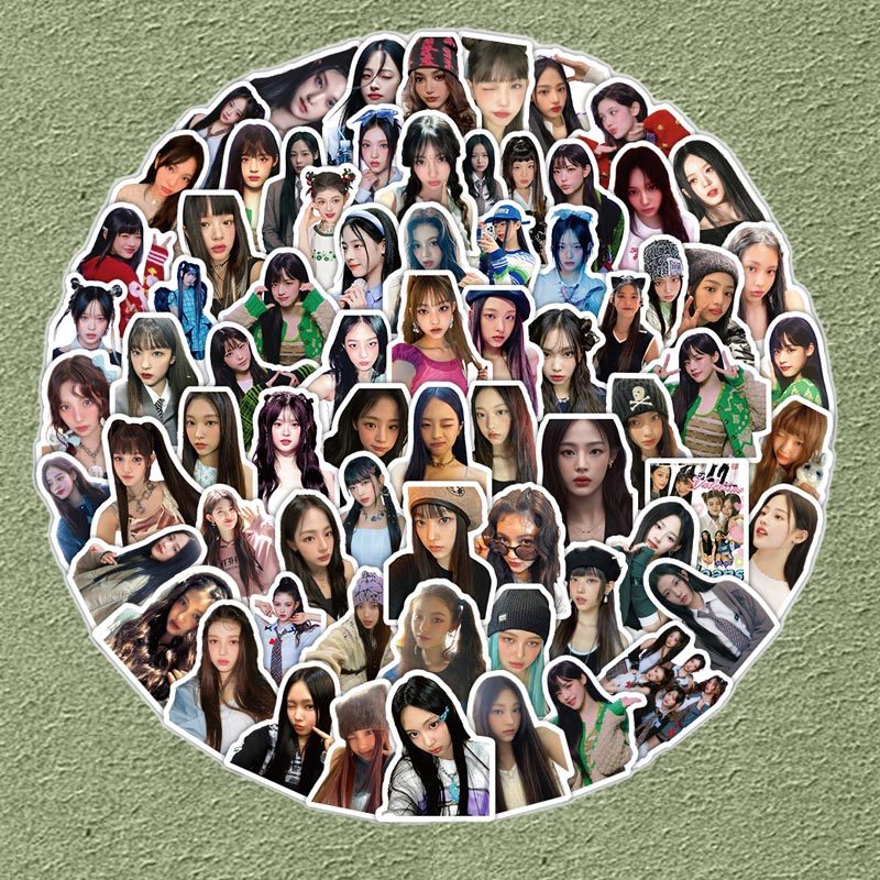 103PCS New Jeans Stickers KPOP Girls Group MINJI HANNI DANIELLE HAERIN ...