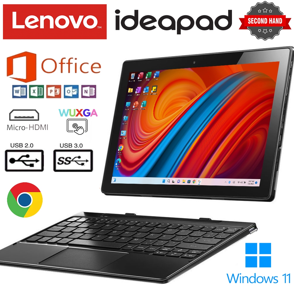 Lenovo IdeaPad Miix 310-10ICR Windows 11 10 inch 4GB RAM 64GB 2in1 ...
