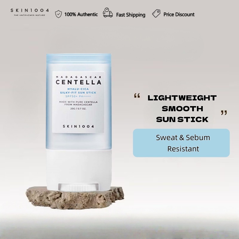 SKIN1004 Madagascar Centella Hyalu-Cica Silky-Fit Sun Stick 20g.Sweat ...