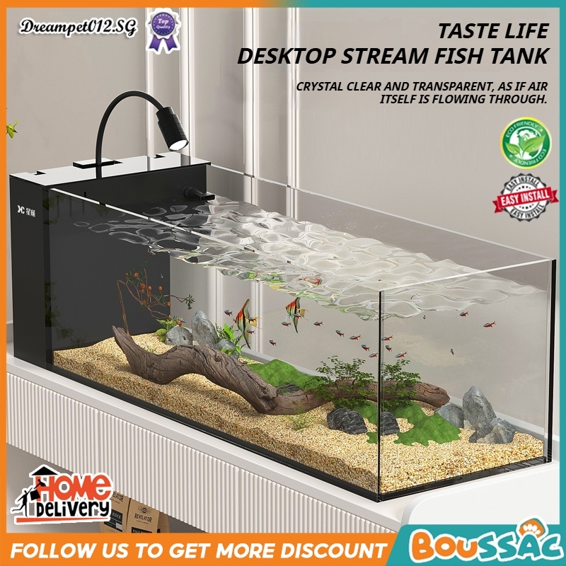 【Raedy Stock】2025 New Fish Tank Stream Tank Bottom Filter Integrated ...