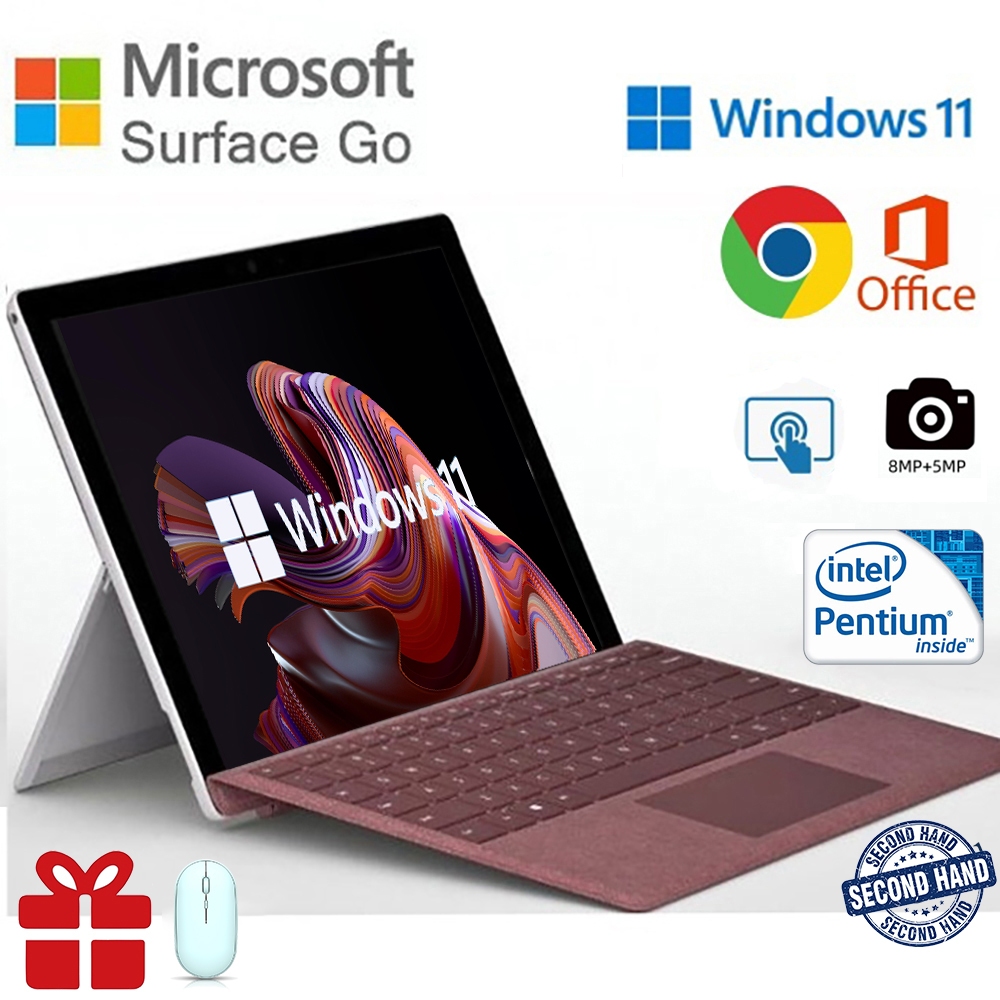Microsoft Surface go 10.5 Inch Intel Pentium Gold 1.6Ghz Laptop 64GB ...