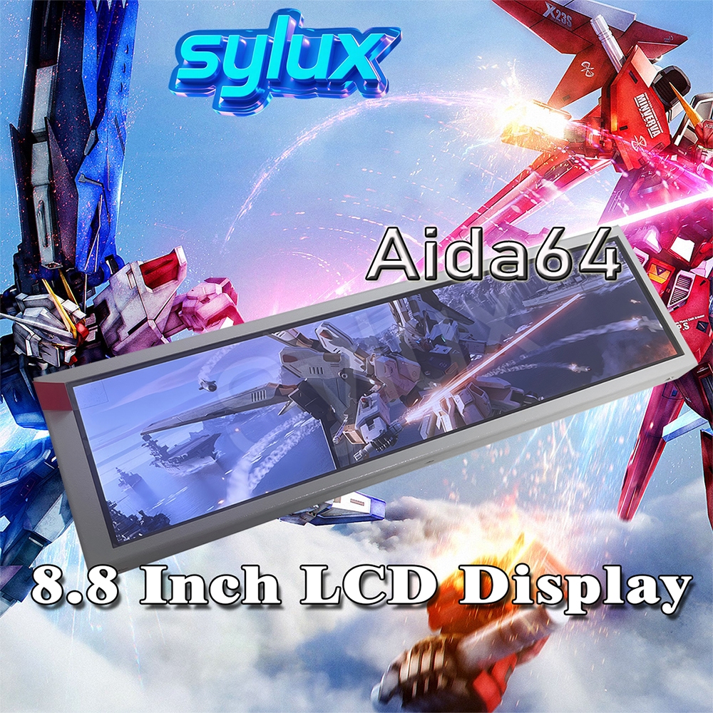 8.8 Inch TFT LCD Portable Monitor 480X1920 Long Strip For Raspberry PI ...