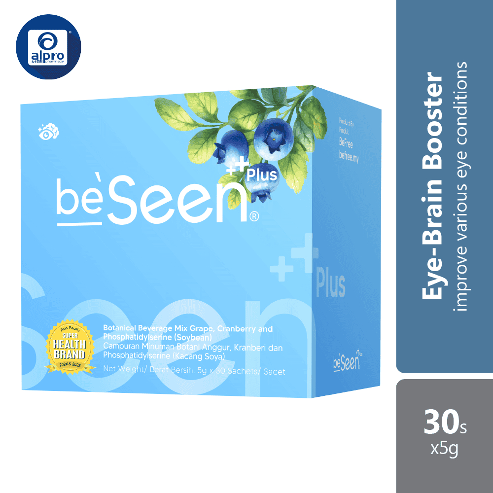 BeFree BeSeen Plus Vitamin Eye-Brain Booster (30 Sachets) | Shopee ...