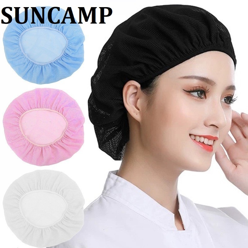 Unisex Elastic Chef Hat Kitchen Cooking Hat Food Service Hair Nets ...