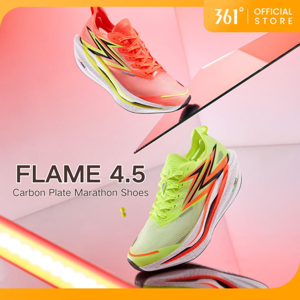 361 Degrees Flame 4.5 Men Running Shoes Professional Anti-Slip ...