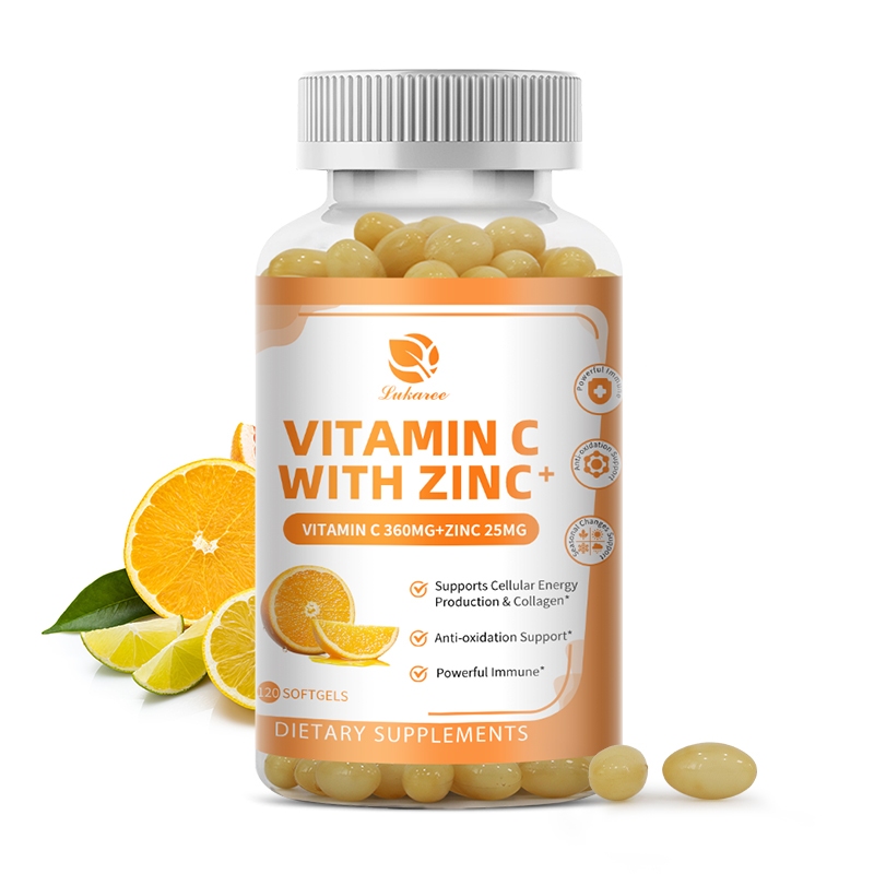 Lukaree Vitamin C + Zinc Capsules – Brain & memory, Immune, Skin ...