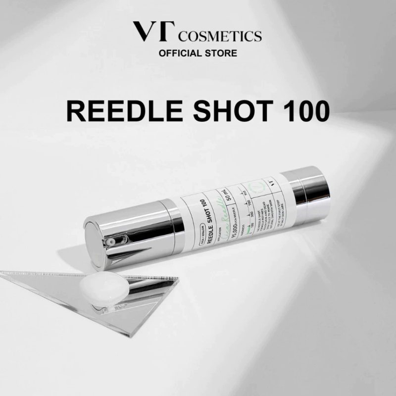 VT COSMETICS CICA Reedle Shot 100 Spicule Microneedling Serum for Pore Care Exfoliation Exosome ...