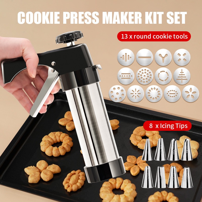 Cookie Gun Squeezing Biscuit Machine Cream Mounting Gun Mounting Mouth ...