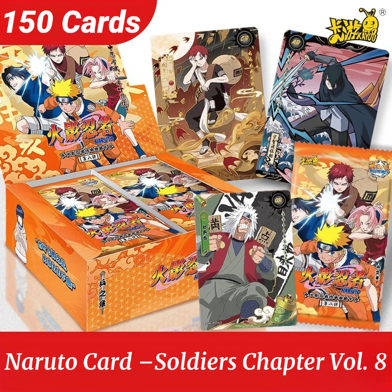 150 Naruto Card Kayou soldier chapter 8 Kakashi Sasuke rare MR/SP/CR ...