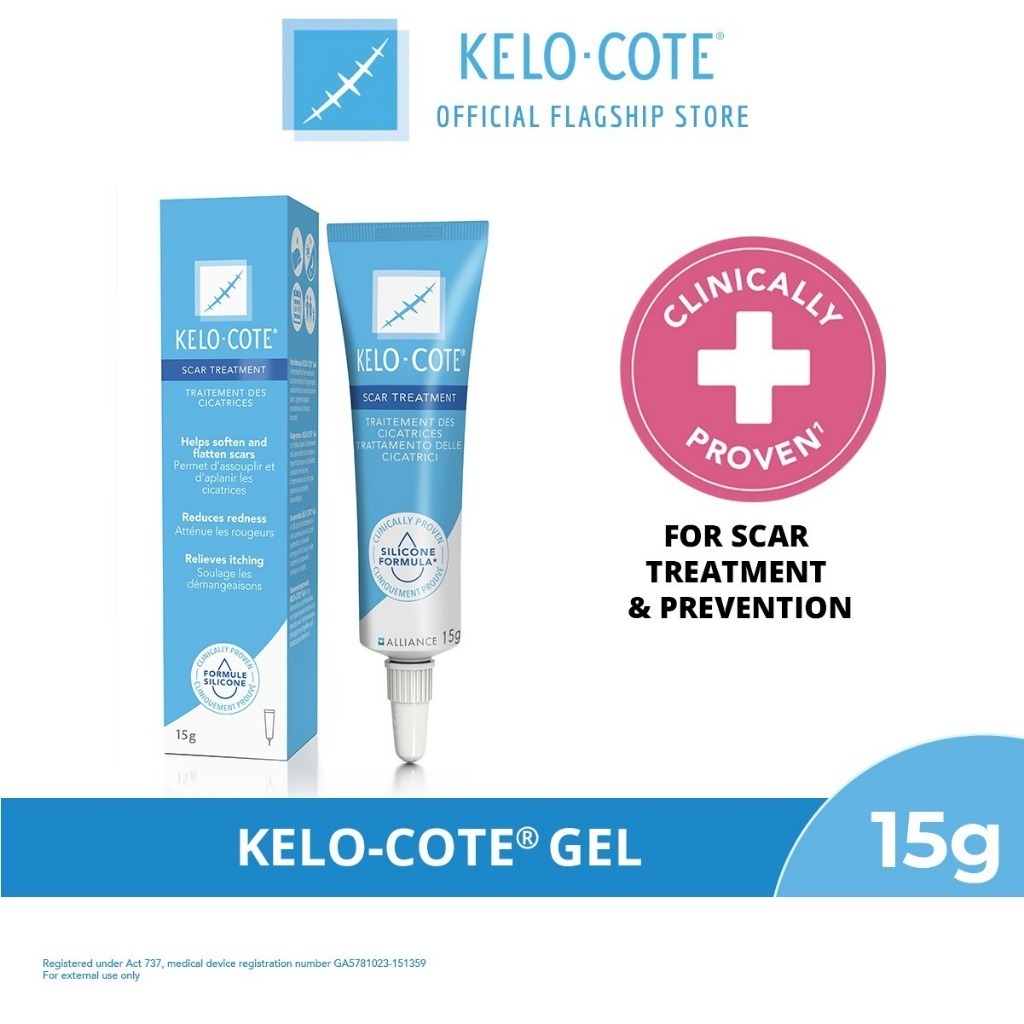 KELO-COTE® Advanced Formula Silicone Scar Gel 15g | Scar Treatment for ...