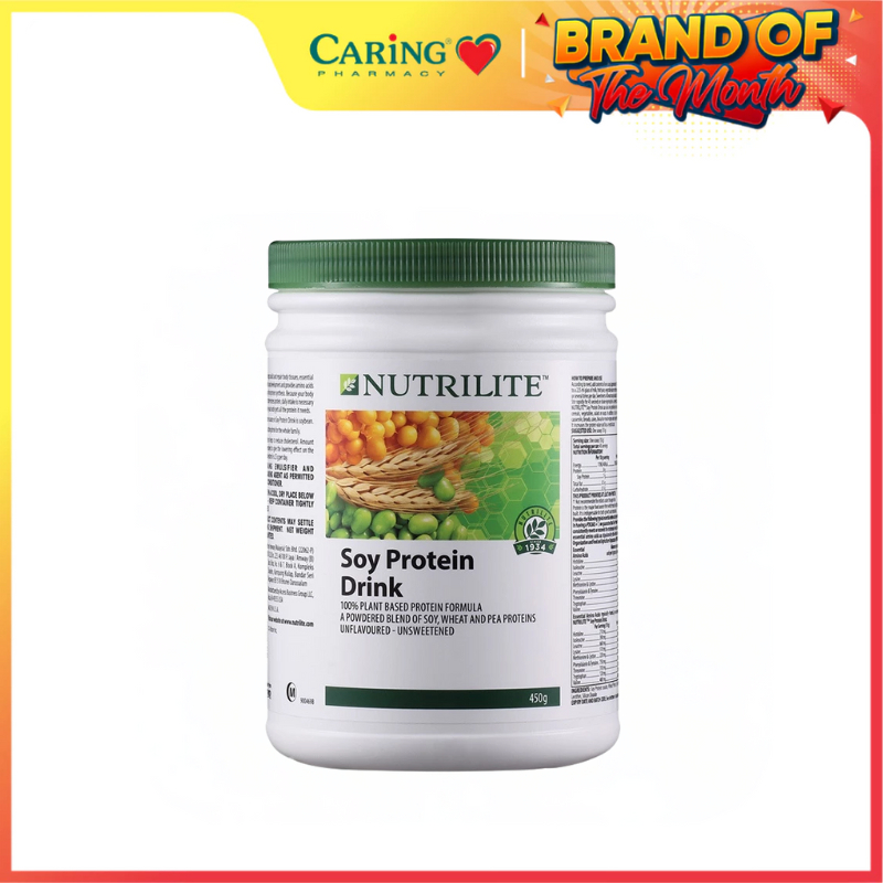Amway Soy Protein NUTRILITE Soy Protein Drink (All Plant) 450g EXP:2027 ...