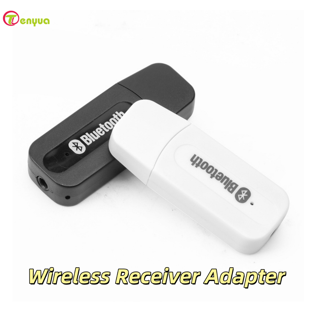 NEW 3.5mm Jack USB Bluetooth-Compatible AUX Wireless Car Audio Receiver ...