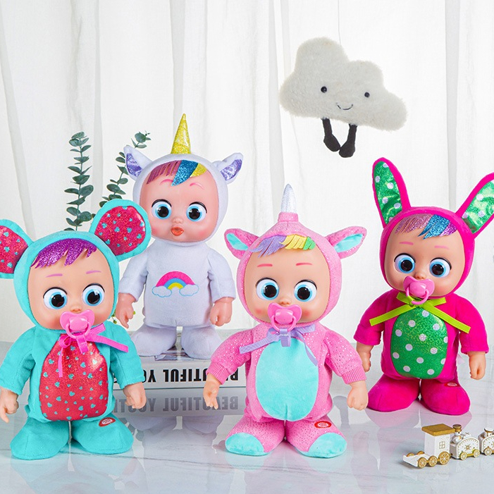 JAMXUN Electric simulation baby crying doll can sing and walk ...