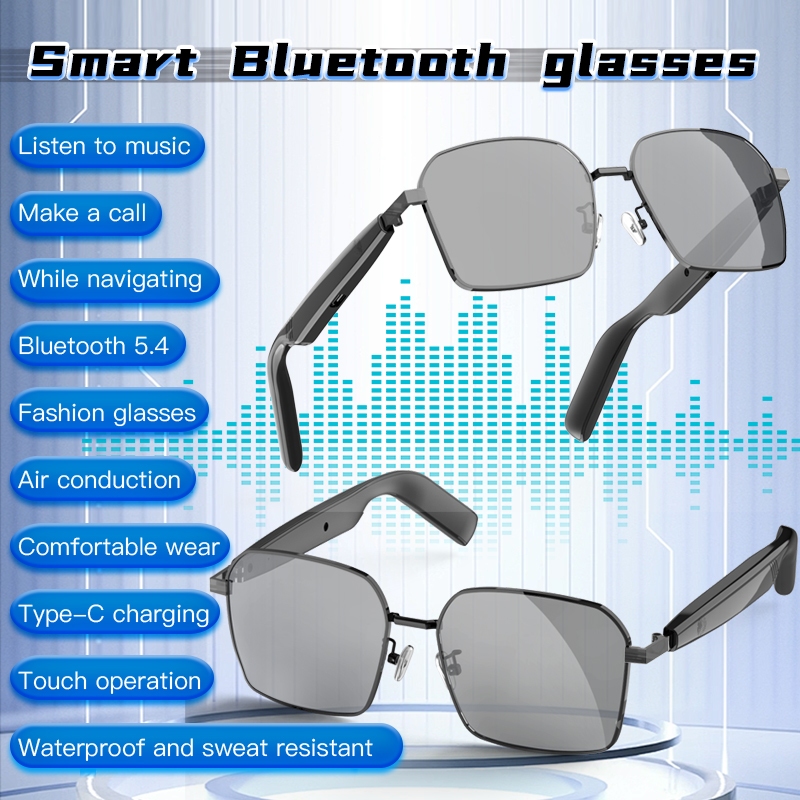 SG12 Pro Smart Glasses Headset Bluetooth 5.4 HD Calls With Magnetic ...