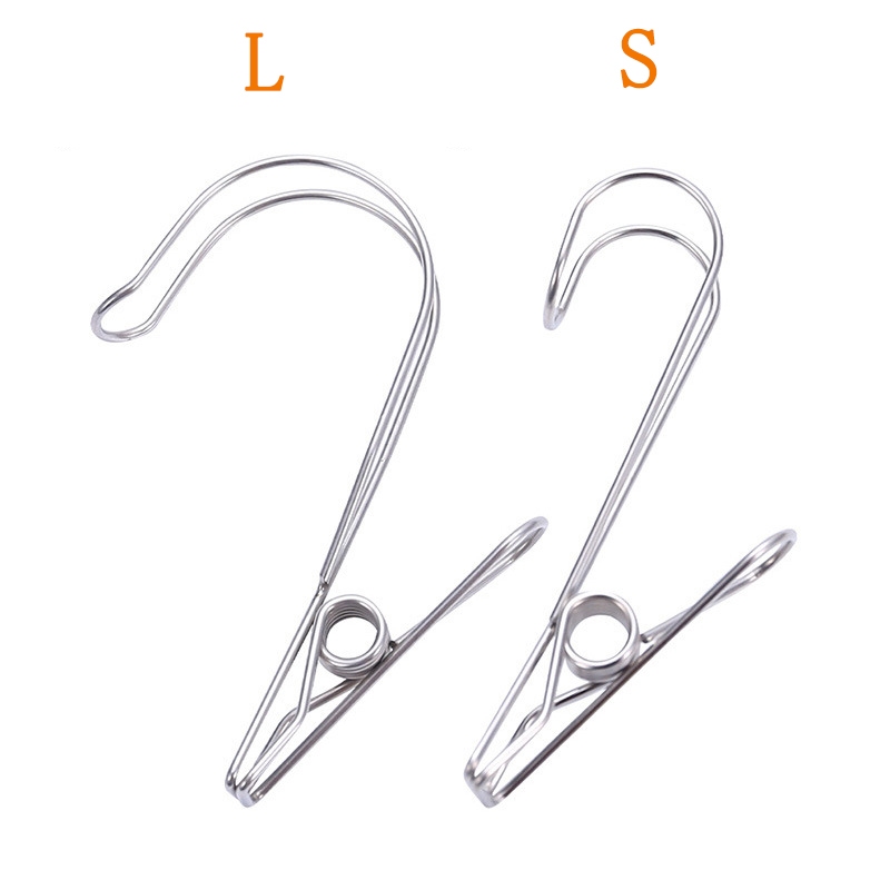 "1PCS Stainless Steel Cloth Hanger Clips - Drying & Housekeeping ...