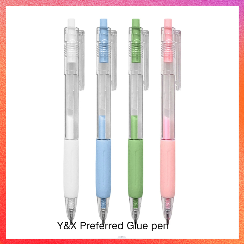 Y&X Preferred Glue pen Handbook sticker supplies Primary school student ...