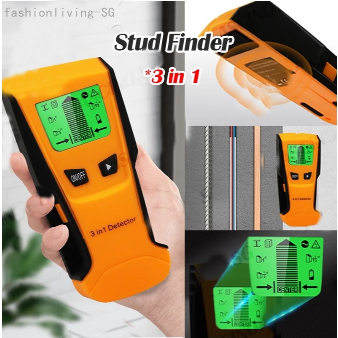 3 In 1 Metal Detector Find Metal Wood Studs Live Wire Detect Wall ...