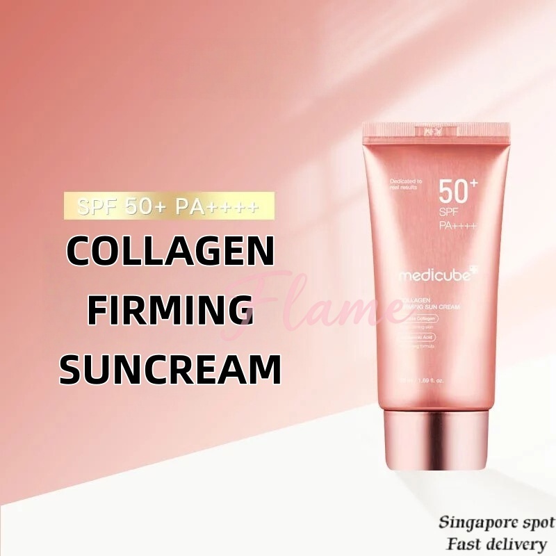 Medicube Sunscreen Collagen Firming Sun Cream SPF50 PA++++ 50ml Face ...