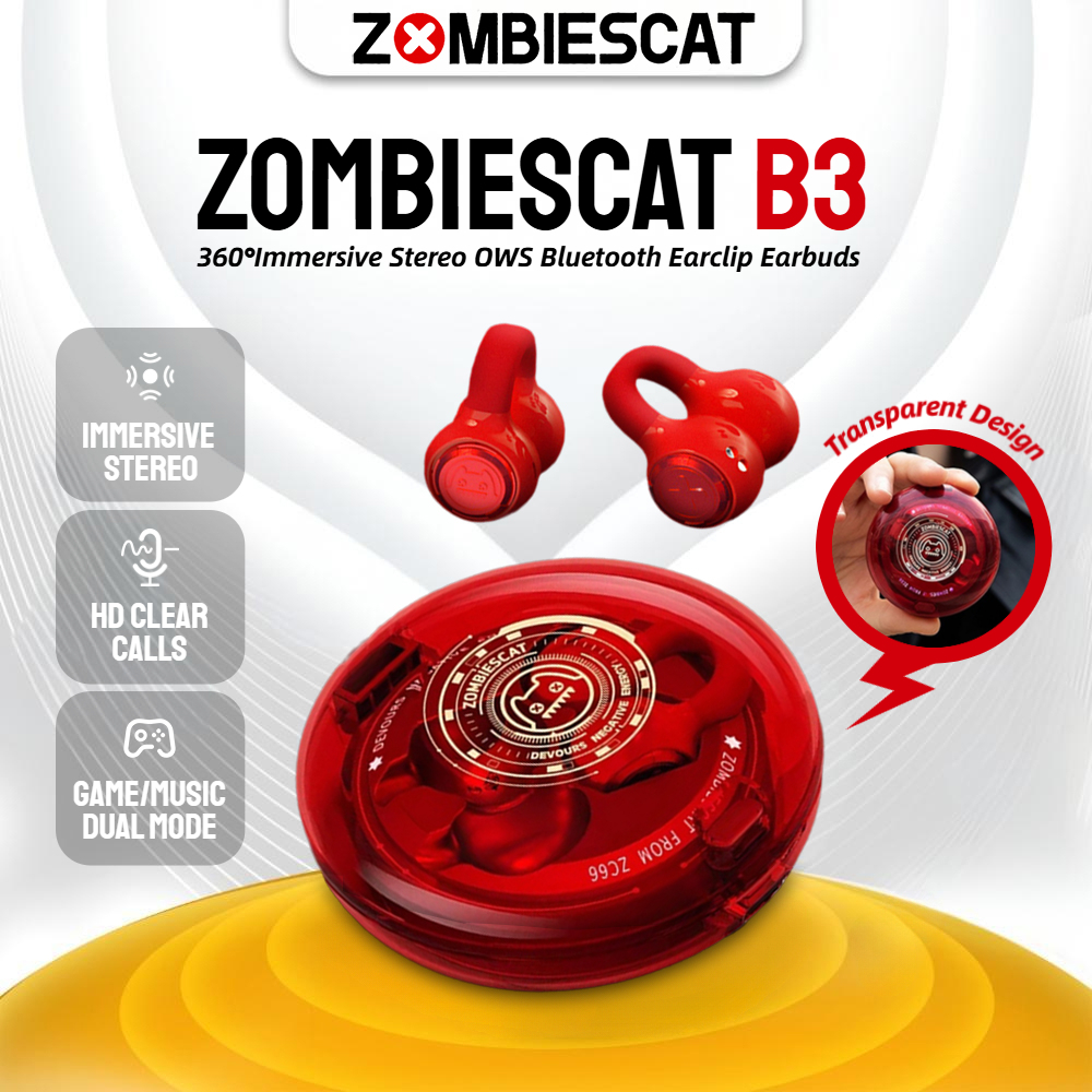 ZOMBIES CAT B3 Wireless Bluetooth Headphones - Over-ear Style for ...