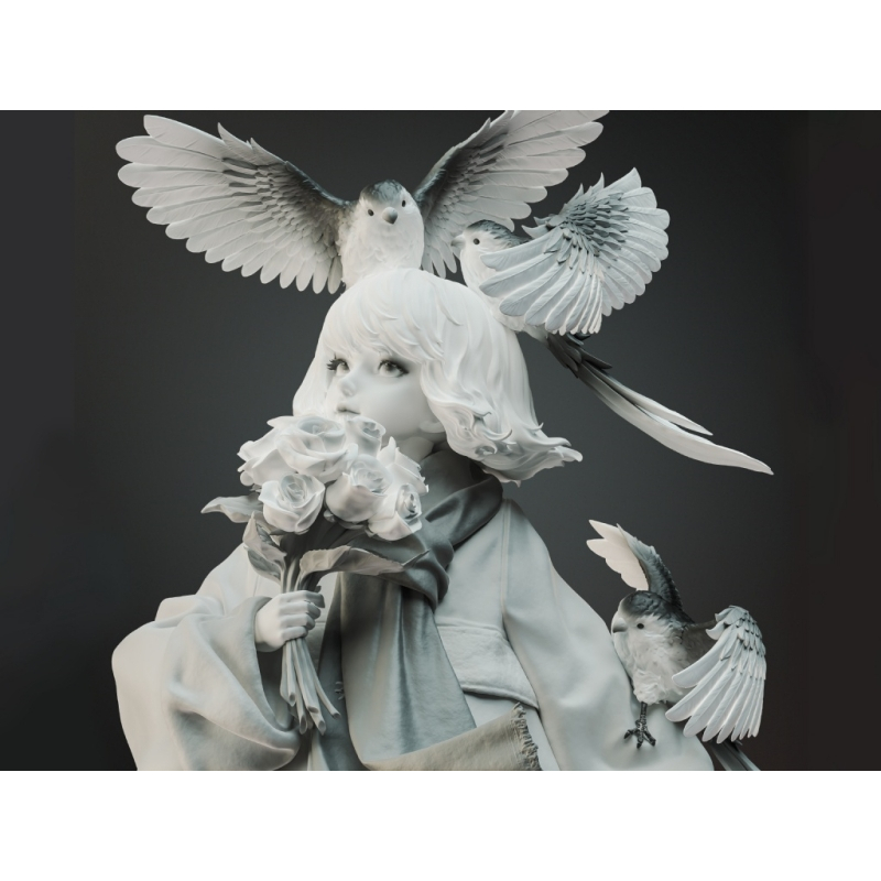 Resin Figure Kit 24CM Stop Original Character 1/7 Unpainted Garage ...