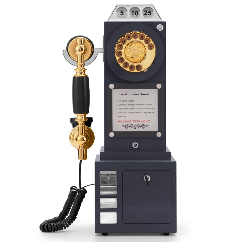 Wedding sign-in audio guestbook phone box Audio message Old-fashioned ...