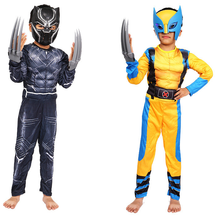 Halloween Children Werewolves King Kong Wolves cosplay Costume Muscle ...