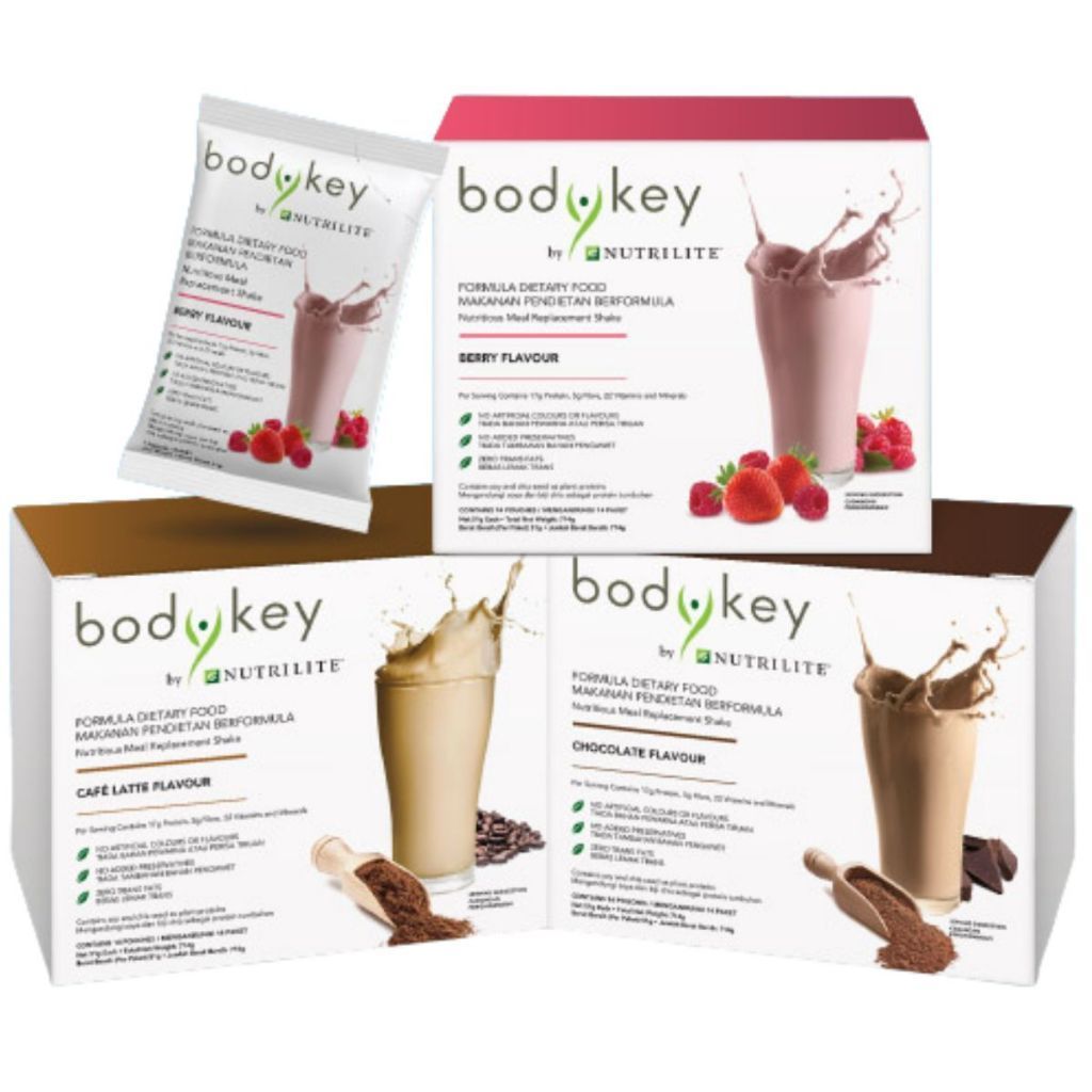 Nutrilite BodyKey Body Key Meal Replacement Shake slimfast 14 pouches x ...