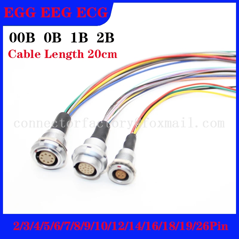 Aviation metal EGG EEG ECG 00B 0B 1B 2B push-pull self-locking ...