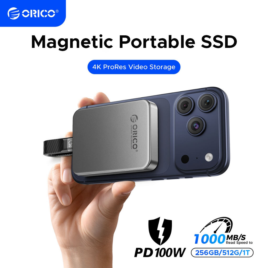 ORICO 512GB 1TB External SSD Portable Solid State Drive With PD100W For ...