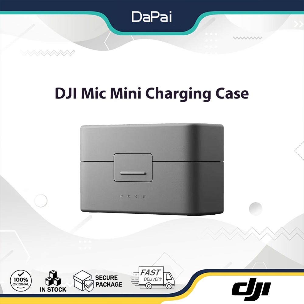 The DJI Mic Mini charging case can provide up to 48 hours of running ...