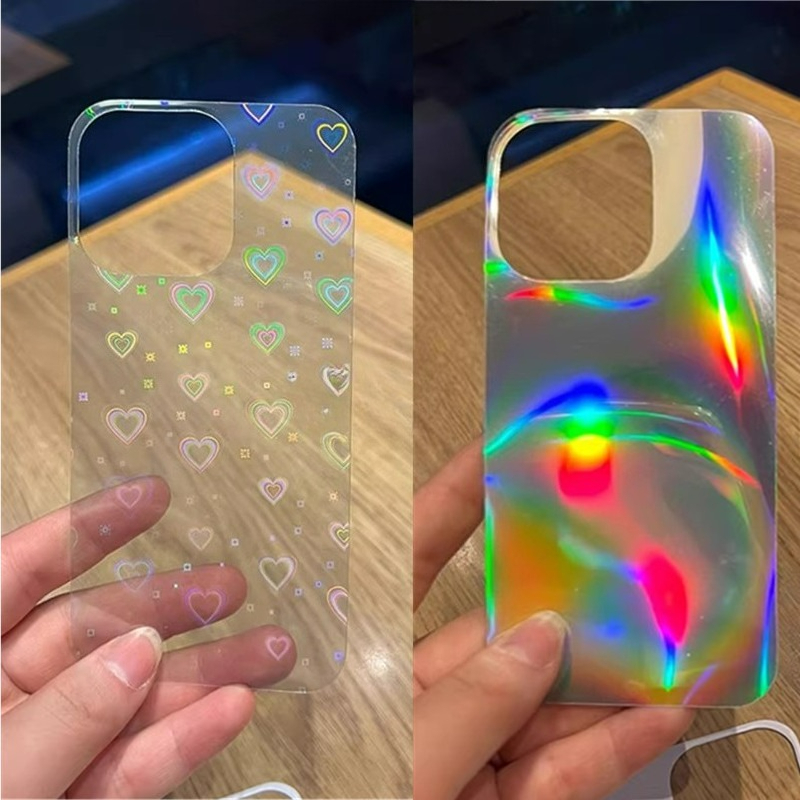 Heart Laser card for iPhone 17 15 16 14 Pro Max 11 12 13 Pro Max Mini ...