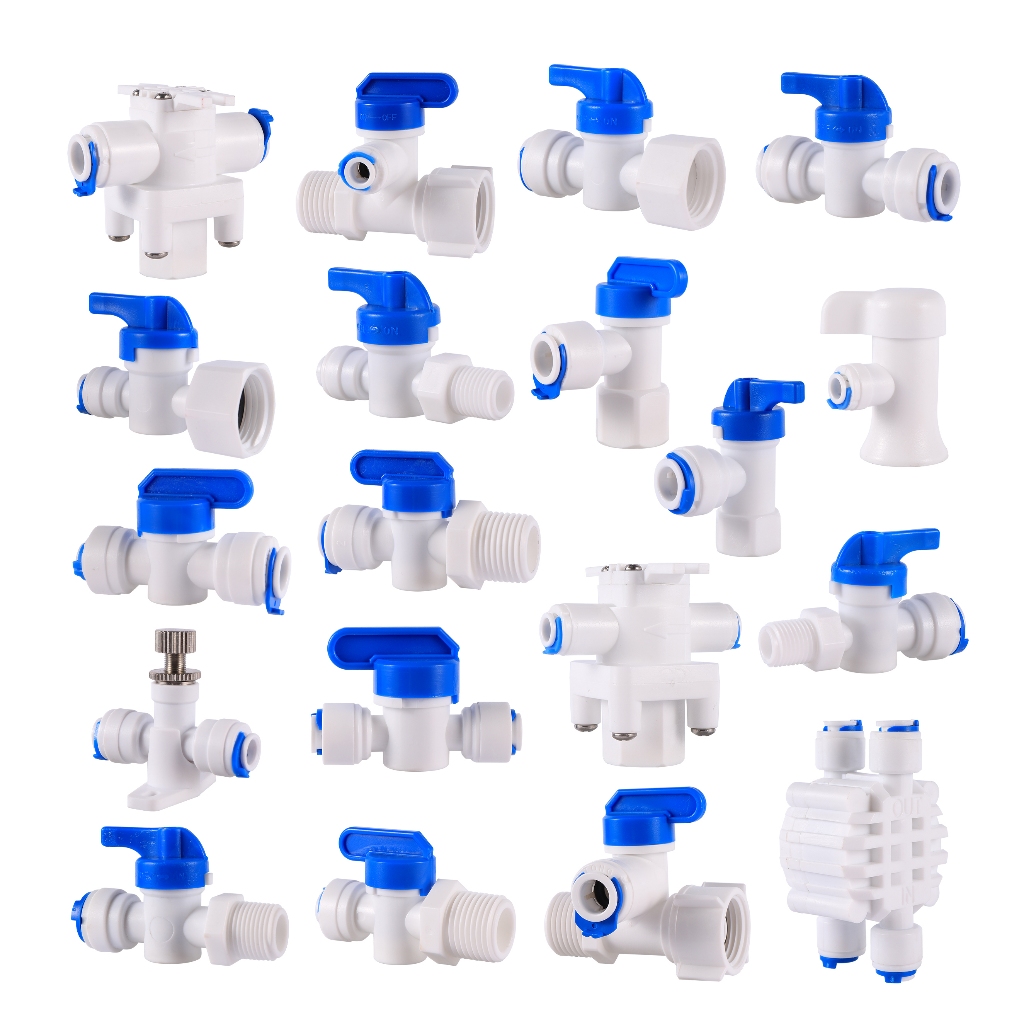 1/4" 3/8" 1/2" Slide Lock Quick Connect Ball Valve, Rodi Water ...