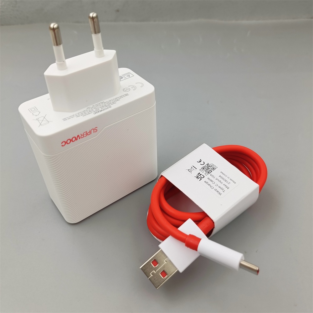 Oneplus 100W Charger Dual Port SuperVOOC Power Adapter USB A+10A Type C ...