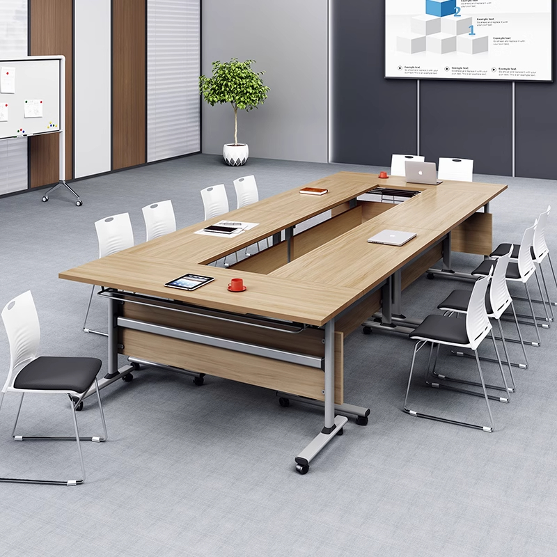 Foldable Meeting Table⚡ Folding Conference Table Movable Splicing Long ...
