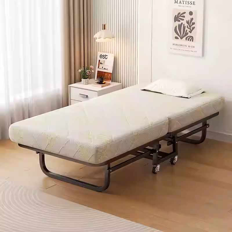 PJY Folding Bed For Home Use Single Bed Hotel Extra Bed Nap Time ...