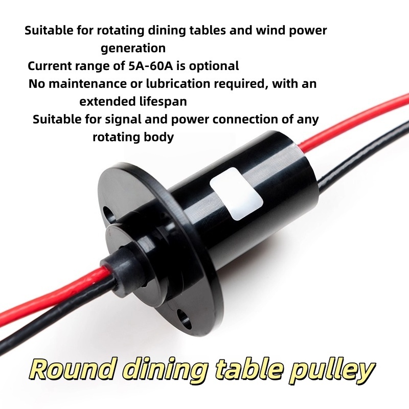 Electric dining table turntable motor circular rotating chassis pulley ...