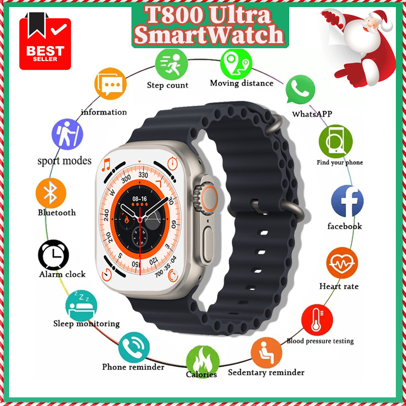 T800 Ultra Smartwatch Men Women NFC GPS Track Bluetooth Call Music ...