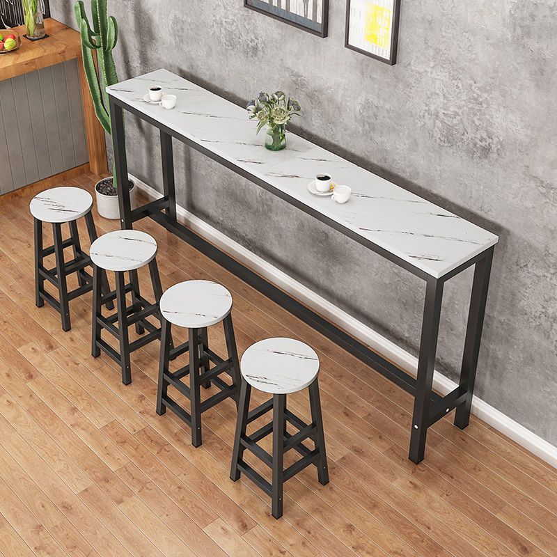 Rusfaezahomar Customized Bar Desk 160x30x100cm yashiwhite+white 6chair ...