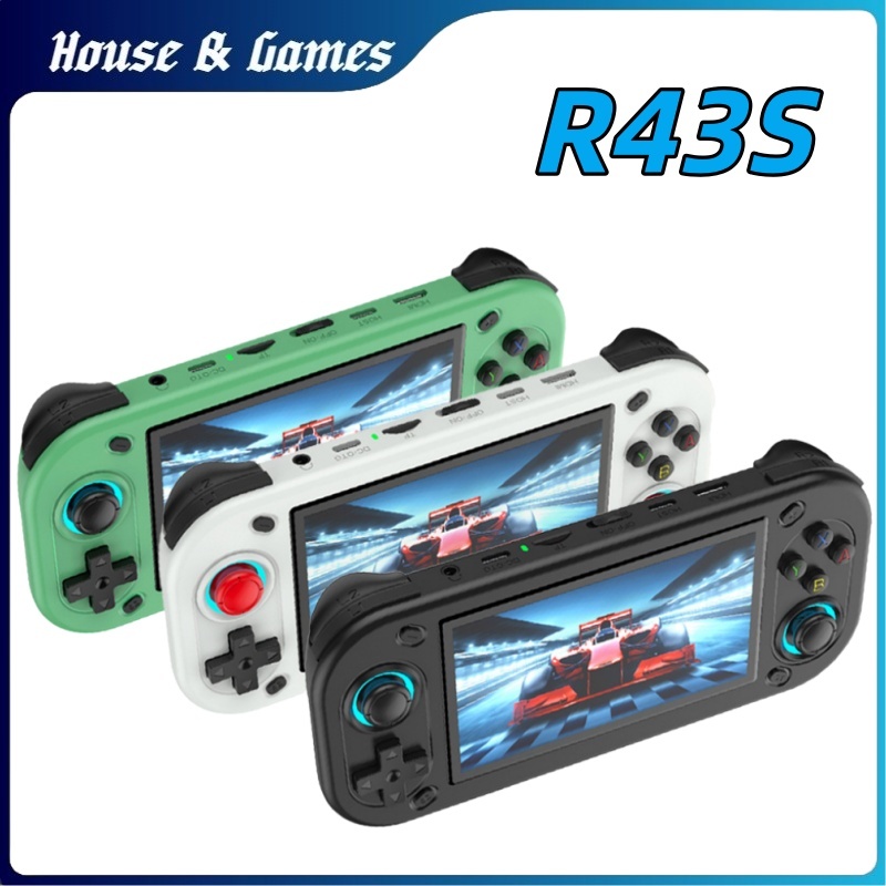 R43S Game Console Open Source Handheld Dual Joystick Arcade Open Source Linux Dual System ...