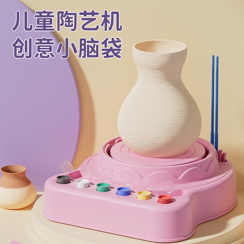 Pottery Wheel for Kids - Complete Pottery Painting Kit Arts and Crafts ...