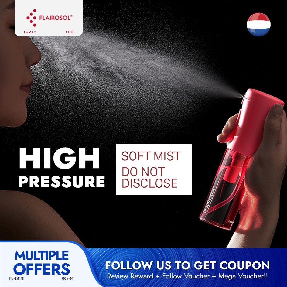 Flairosol High-Pressure Mist Sprayer Makeup Water Bottle Superfine ...