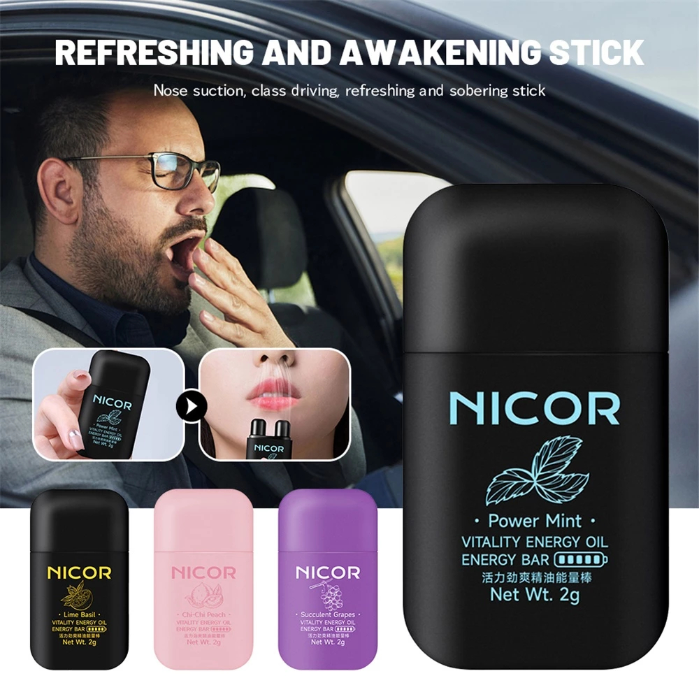 NICOR Double-Hole refreshing energy stick,Nasal Inhaler,Nasal Pass ...