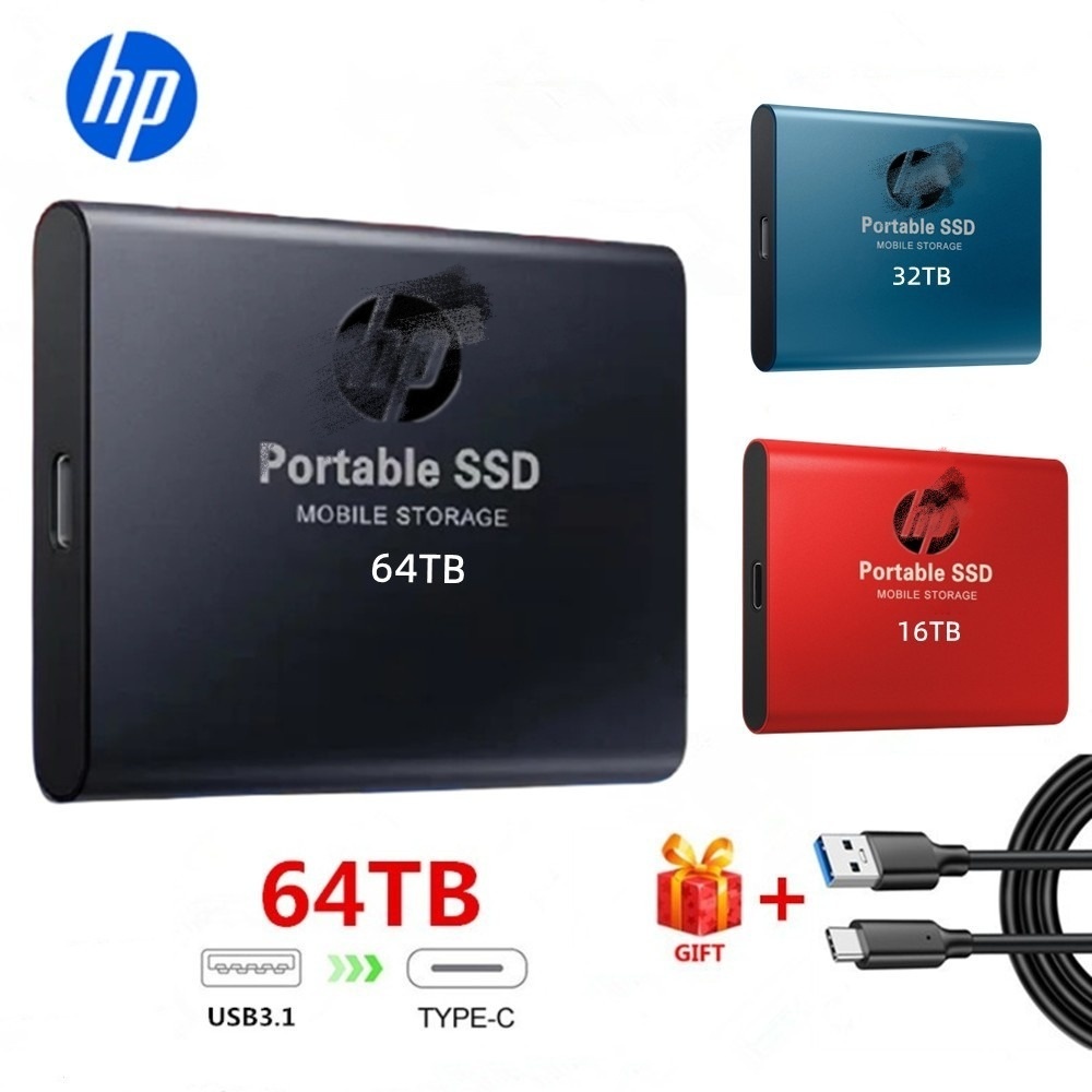 64TB SSD 16TB high-speed solid-state external hard drive, USB 3.1 1~8TB ...
