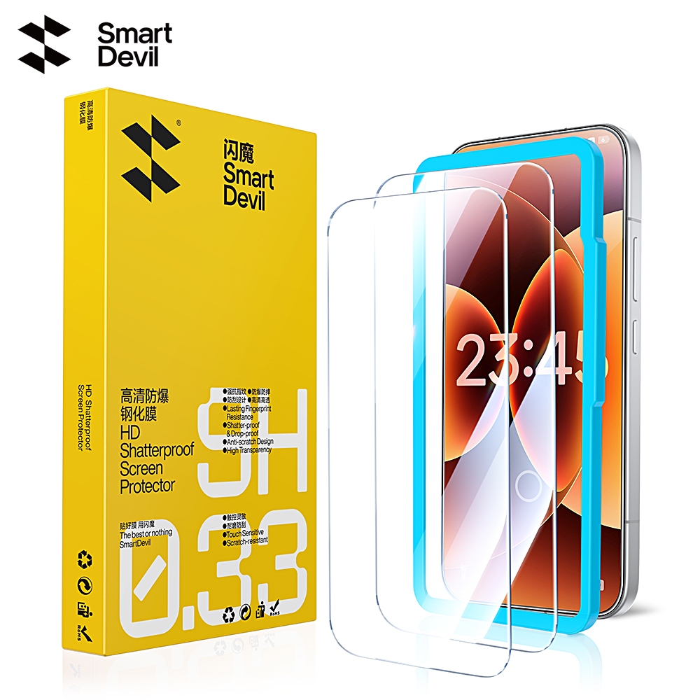 SmartDevil 2.5D Tempered Glass For Xiaomi 17/17Pro/17Promax/17Ultra Blu ...