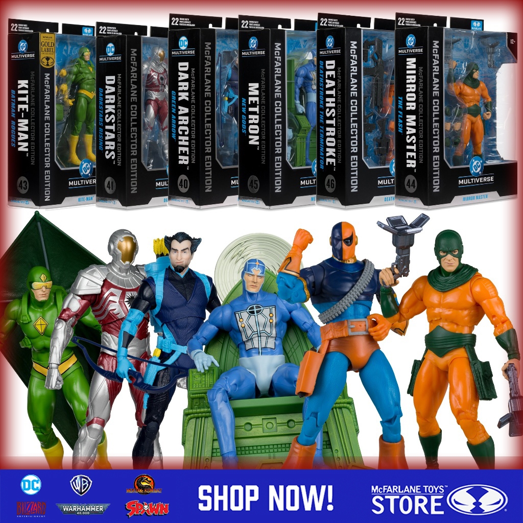[Time-Limited Sale] McFarlane Toys Deathstroke Mirror Master Metron ...