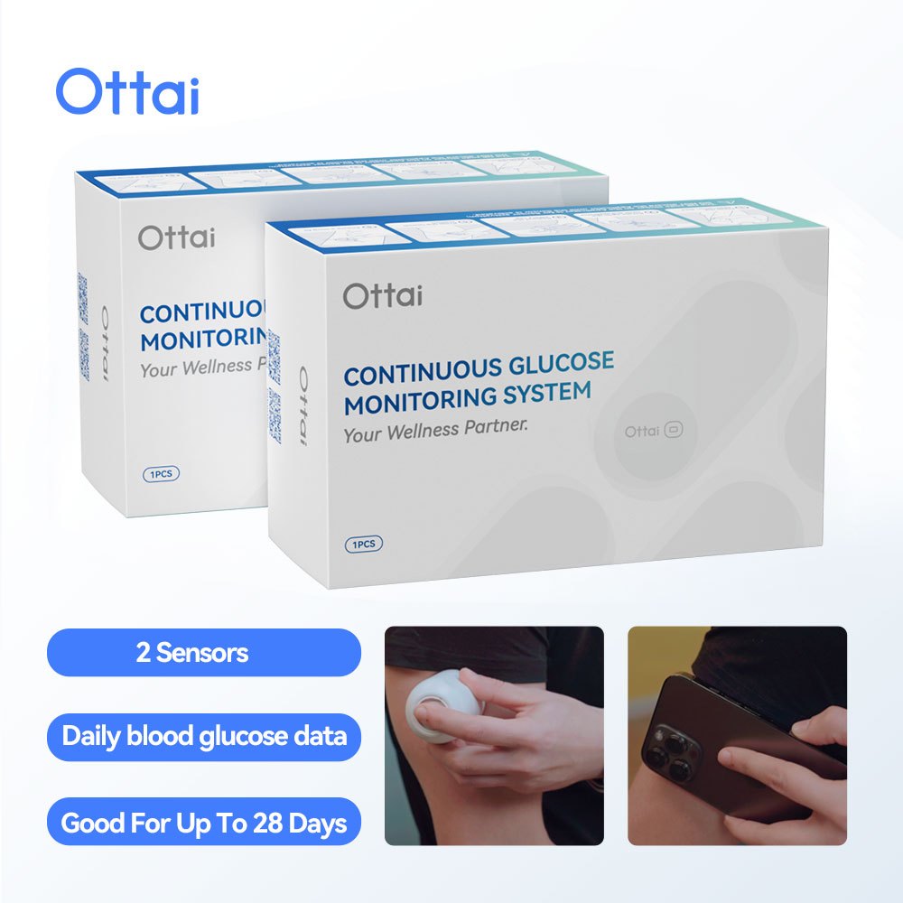 Ottai M8 2 Full Sets CGM Health Accessories Diabetes Glucose Sensor No ...